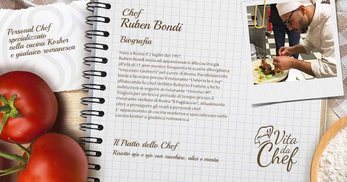 Chef Ruben Bondi - Biografia Chef - Simon Italian Food