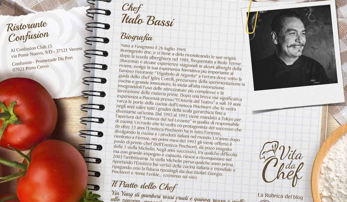 Chef Italo Bassi - Biografia Chef - Simon Italian Food