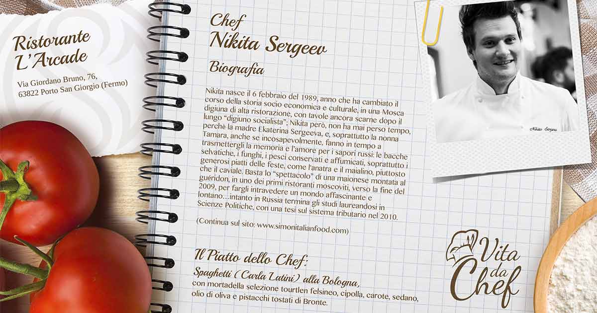 Chef Nikita Sergeev » Biografia Chef » Simon Italian Food